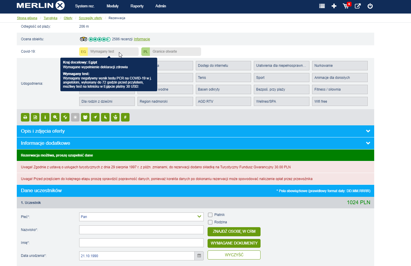Informacje o COVID-19 w MerlinX – MERLINX